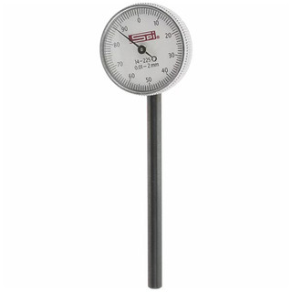 Back Plunger Dial Indicator, 2.0mm Range, 0-100 Dial Reading - 14-225-7 ...