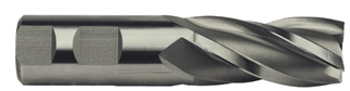 Precise 4 Flute 25mm Size H.S.S. Metric Non-Center Cutting Single End ...
