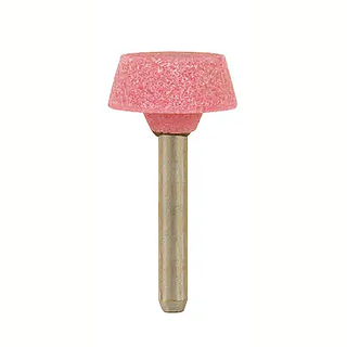 Precise Aluminum Oxide Mounted Stone Shape A35 1" Point Diameter, 3/8 ...