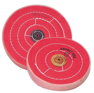 Grobet Muslin Buff Orange, 6" Diameter, 3/4" Thick, 50 Ply - 17.529 ...