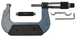 Precise Flat End Spindle Outside Micrometer, 50-75mm Range - M-127 ...