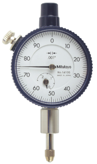 Mitutoyo AGD Dial Drop Indicator, 0 - 1/4" Range, 0-100 Reading - 1410A ...