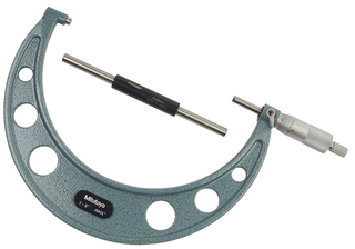 Mitutoyo Flat End Spindle Outside Micrometer, 7-8" Range - 103-222 ...