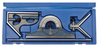 PEC 4-Piece Combination Square Set U-35X, 12" Length, 16R, Reversible ...