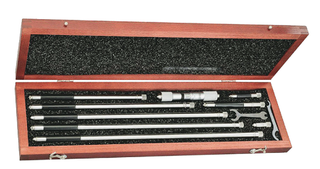 Starrett Tubular Inside Micrometer Set, 4" - 32" Range, 8 Rods - 823DZ ...