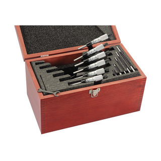 Starrett ST436.1CXRLZ Outside Micrometer Set of 6, 0-6", EDP 68045 ...