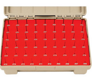 Vermont Gage 125 Piece ZZ Class Plus Pin Gage Set, .501" thru .625 ...