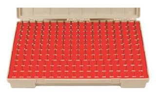 Vermont Gage 190 Piece ZZ Class Minus Pin Gage Set, .061" thru .250 ...