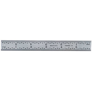 PEC 6" 5R Graduation Rigid Steel Rule 502-006| Penn Tool Co., Inc