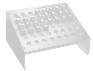 Precise 25 Piece R8 Collet Set and & R8-R48 Rack, 1/8" thru 7/8" by ...