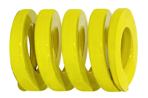 Danly DieMax XL™ Extra Heavy Load Yellow, Die Spring, 1" Free Length, 3 ...