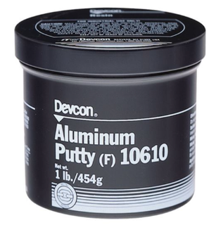 Devcon Aluminum Putty (F), 1 Pound Tub - 10610| Penn Tool Co., Inc