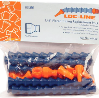 Loc-Line 1/4" Inside Diameter Adjustable Coolant Hose Flared Tubing ...