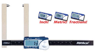 Fowler-Rotocal Electronic Rotoe Gage with Flat & Conical Anvil| Penn ...