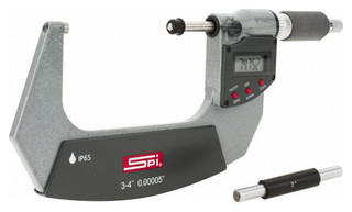 SPI IP65 Electronic Micrometer 3-4" - 15-956-6| Penn Tool Co., Inc