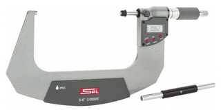 SPI IP65 Electronic Micrometer 5-6" - 15-958-2| Penn Tool Co., Inc