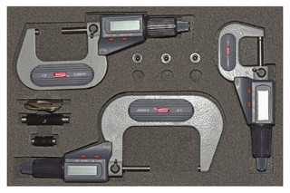 SPI IP54 Electronic Micrometer Set, 0-4" - 11-554-3| Penn Tool Co., Inc