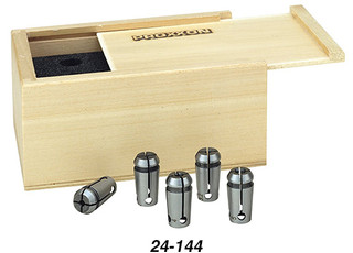 Proxxon 5 Piece Collet Set for PF 230 - 24-144| Penn Tool Co., Inc