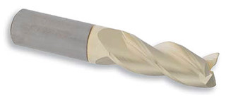Accupro 3-Flute Zirconium Coated High Performance Single End Mills for ...
