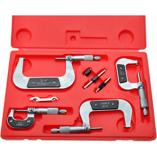 Value Collection Mechanical Outside Micrometer Set, 0-4" - 50-090-0 ...