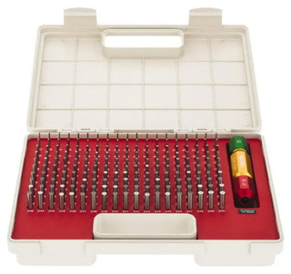 SPI Class ZZ Pin Gage Set, Inch, Steel, Plus Tolerance, 0.061 - 0.250 ...