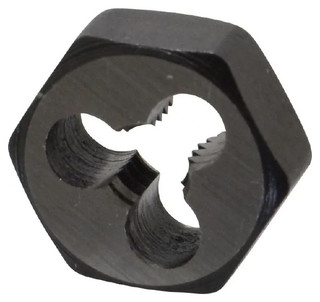 Interstate Hex Rethreading Bolt Die, Carbon Steel, #12-24 UNC - 73-383 ...