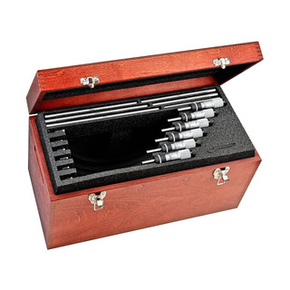 Starrett Outside Micrometer Set of 6, 150-300mm - S436MDXRLZ| Penn Tool ...