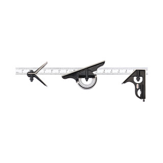Starrett 18" Combination Set with Square, Center and Reversible ...