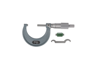 Mitutoyo Outside Micrometer, Manual 1-2" Ratchet Stop - 103-132| Penn ...