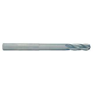Rushmore USA 4 Flute Coated Solid Carbide Ball End Mill, 3/16" Size ...