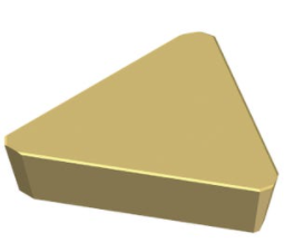 Terra Carbide Triangle Indexable Carbide Milling Insert, 11º Relief ...