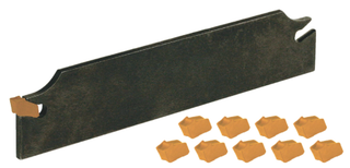 T&O Positive Stop Cut-Off Set with GFN-3 Inserts 5.906"L x 1.26"H Blade ...