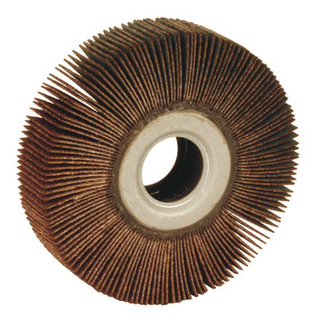 Precise Aluminum Oxide Abrasive Unmounted Flap Wheel, 8" Diameter, 2 ...