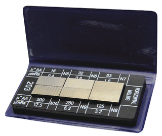 Precise Surface Finish Comparator, Specimens: 16, 32, 63, 125, 250, 500 ...