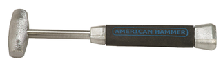 American Hammer Lead Alloy Head Tapered Hammer, 1" Face Diameter, 1.5 ...