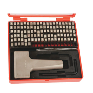 Pryor Steel Type 119 Piece Set, 5/64" Character Size, 14 Type Holder ...