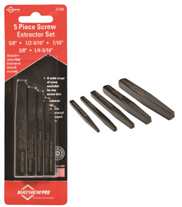 Mayhew 5 Piece Screw Extractor Set - MH37340| Penn Tool Co., Inc