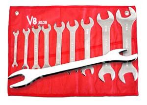 V8 Tools 9 Piece Metric Super Thin Wrench Set - VT8109| Penn Tool Co., Inc