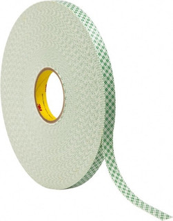 3M 3/4" x 72 Yd Acrylic Adhesive Double Sided Tape 1/32" Thick, Off ...