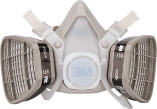 3M Size S, P95 NIOSH Filter Rating, Thermoplastic Elastomer, Half Mask ...