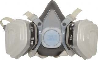 3M Size L, P95 NIOSH Filter Rating, Thermoplastic Elastomer, Half Mask ...