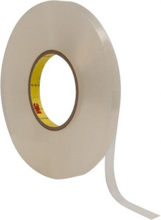 3M 1/2" x 27 Yd Acrylic Adhesive Double Sided Tape 1/32" Thick, Clear ...