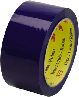 3M 2" x 55 Yd Blue Rubber Adhesive Sealing Tape Polypropylene Film ...