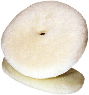 3M 9" Diam Wool Buffing & Backing Pad Quick Connect Attachment ...