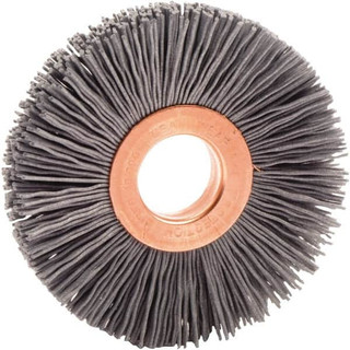 Weiler Abrasives 2-1/2" OD, 5/8" Arbor Hole, Nylon Wheel Brush 1/2 ...