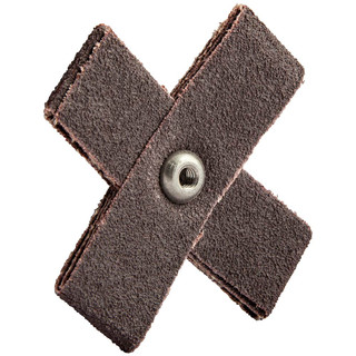 Merit Abrasives 80 Grit, Medium Grade, Aluminum Oxide Cross Pad 2-1/2 ...
