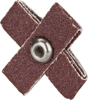 Merit Abrasives 60 Grit, Medium Grade, Aluminum Oxide Cross Pad 1-1/2 ...