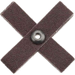 Merit Abrasives 80 Grit, Medium Grade, Aluminum Oxide Cross Pad 2-1/4 ...