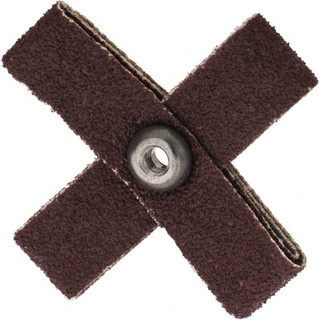 Merit Abrasives 60 Grit, Medium Grade, Aluminum Oxide Cross Pad 2" Long ...