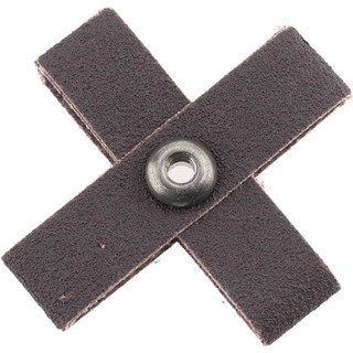 Merit Abrasives 120 Grit, Fine Grade, Aluminum Oxide Cross Pad 2" Long ...